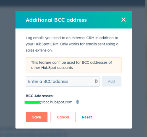 Log emails in HubSpot